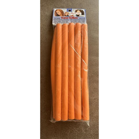 Hair | 1 Orange 10 Hairart Super Rollers Spiral Foam Soft Flexible Hair ...